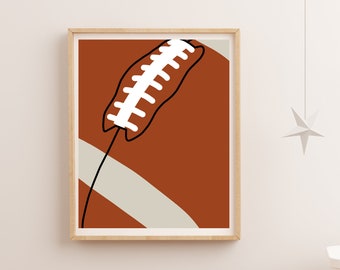 Football print | Etsy