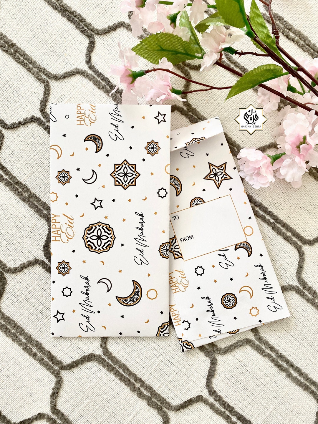 Eid Envelopes Eidi Envelopes Eidee Envelopes Eid Mubarak Money Packets ...