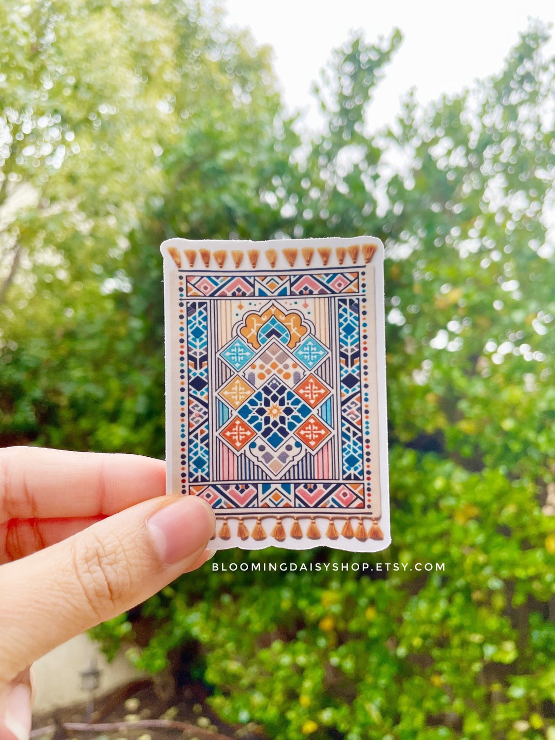 Islamic Stickers-prayer Mat Sticker-muslim Sticker-islamic Art Sticker ...