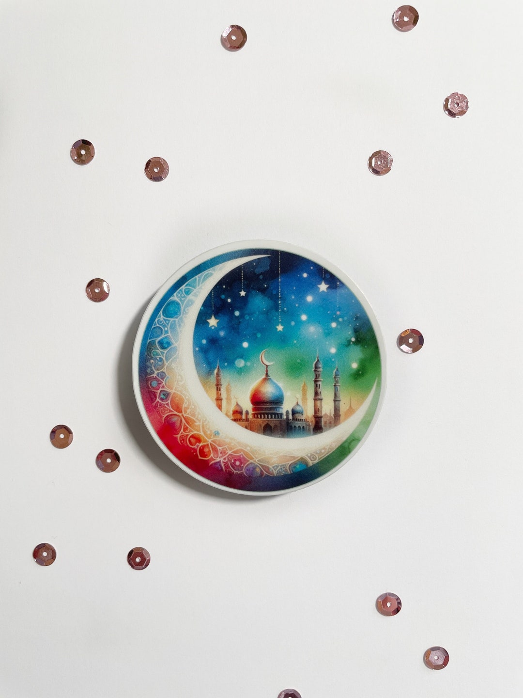 Islamic Stickers-ramadan Moon Sticker-islamic Art Sticker-hijab Sticker ...