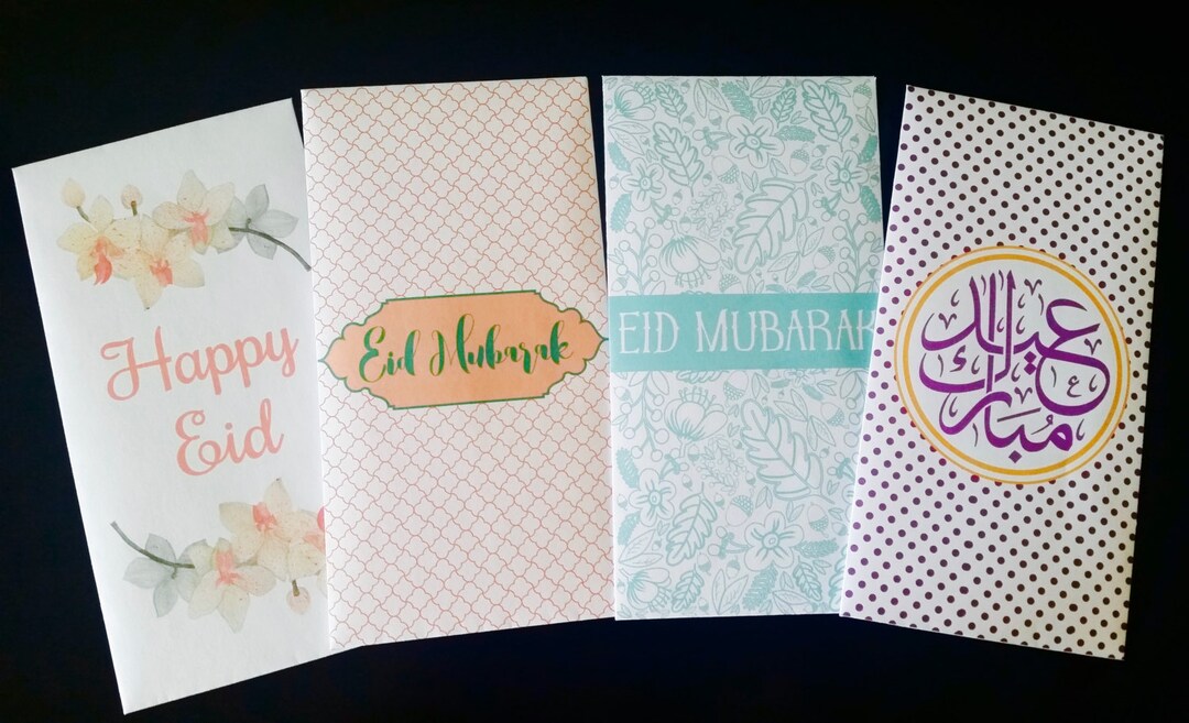 Eid Money Envelope-eidi Envelopes-eidee Envelopes-eid Mubarak Money ...