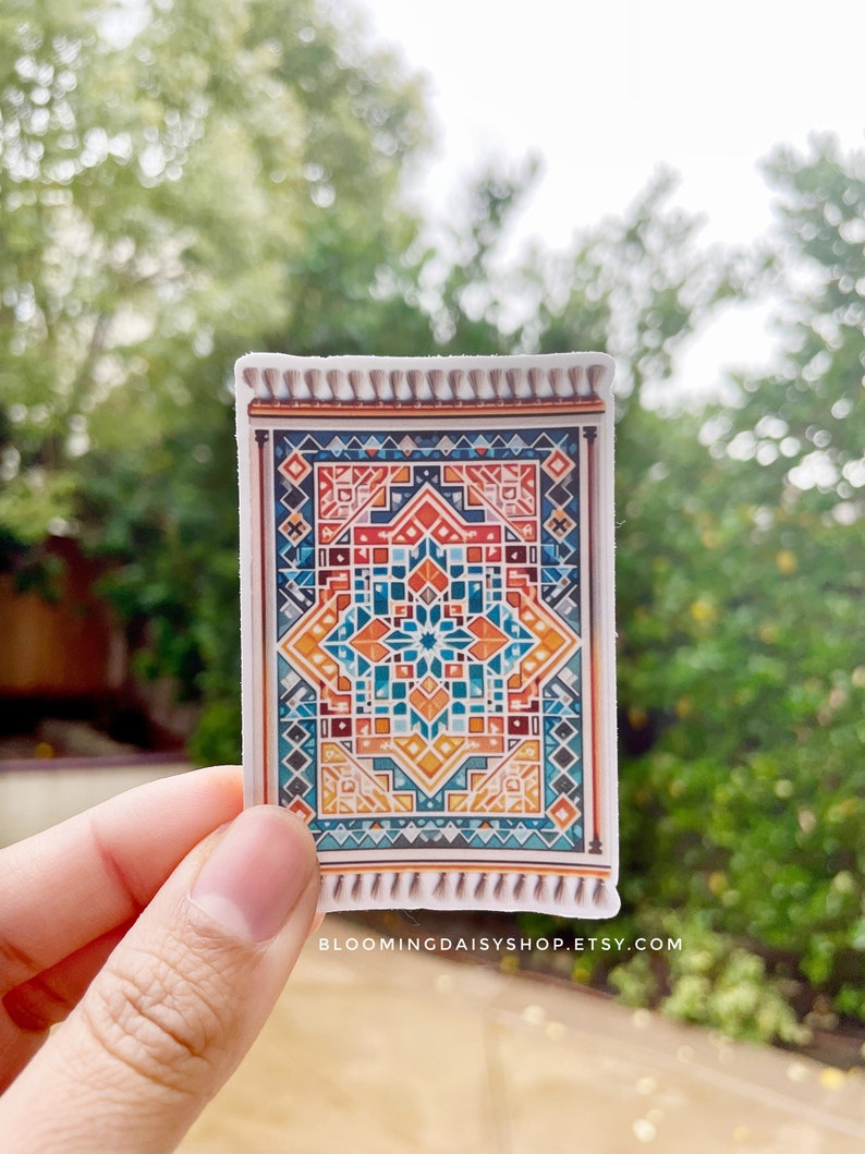 Islamic Stickers-prayer Mat Sticker-muslim Sticker-islamic Art Sticker ...