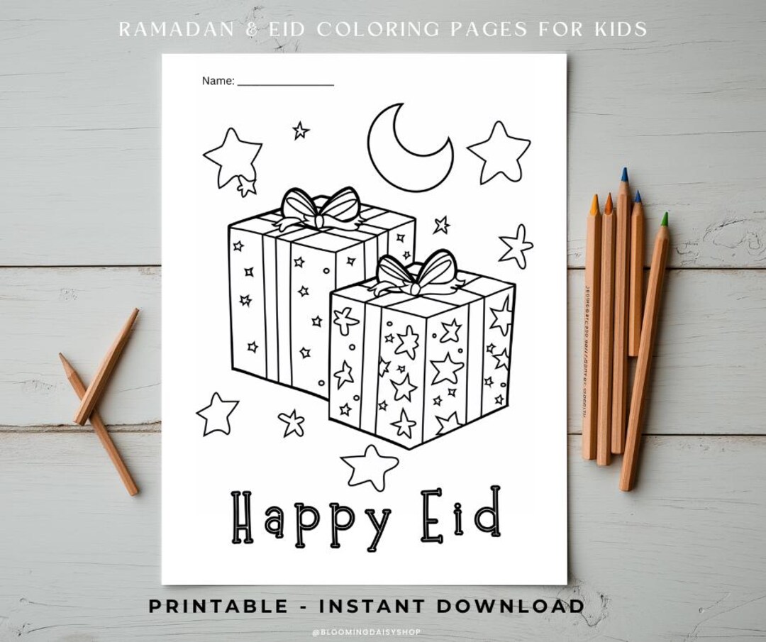 Ramadan & Eid Coloring Pages | Islamic Kids Activity Sheets (printable ...