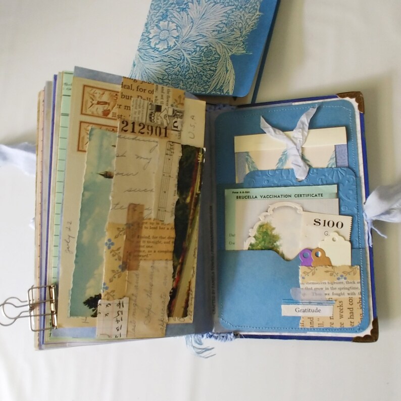 Indigos Journal 304-Page Shades of Blue Mixed-Paper | Etsy