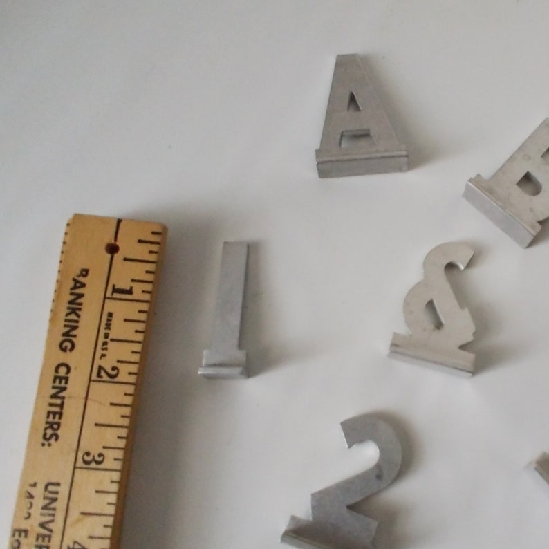 Fulton Metal Slide Letters Mailbox Letters Sign Making 1 - Etsy