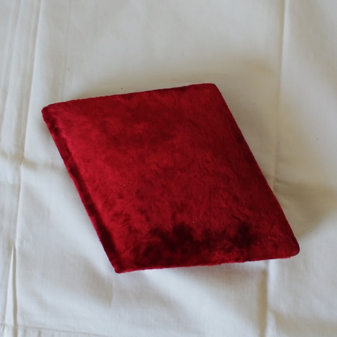 1890s Red Velvet Covered Autograph Book, Victorian, Antique ...