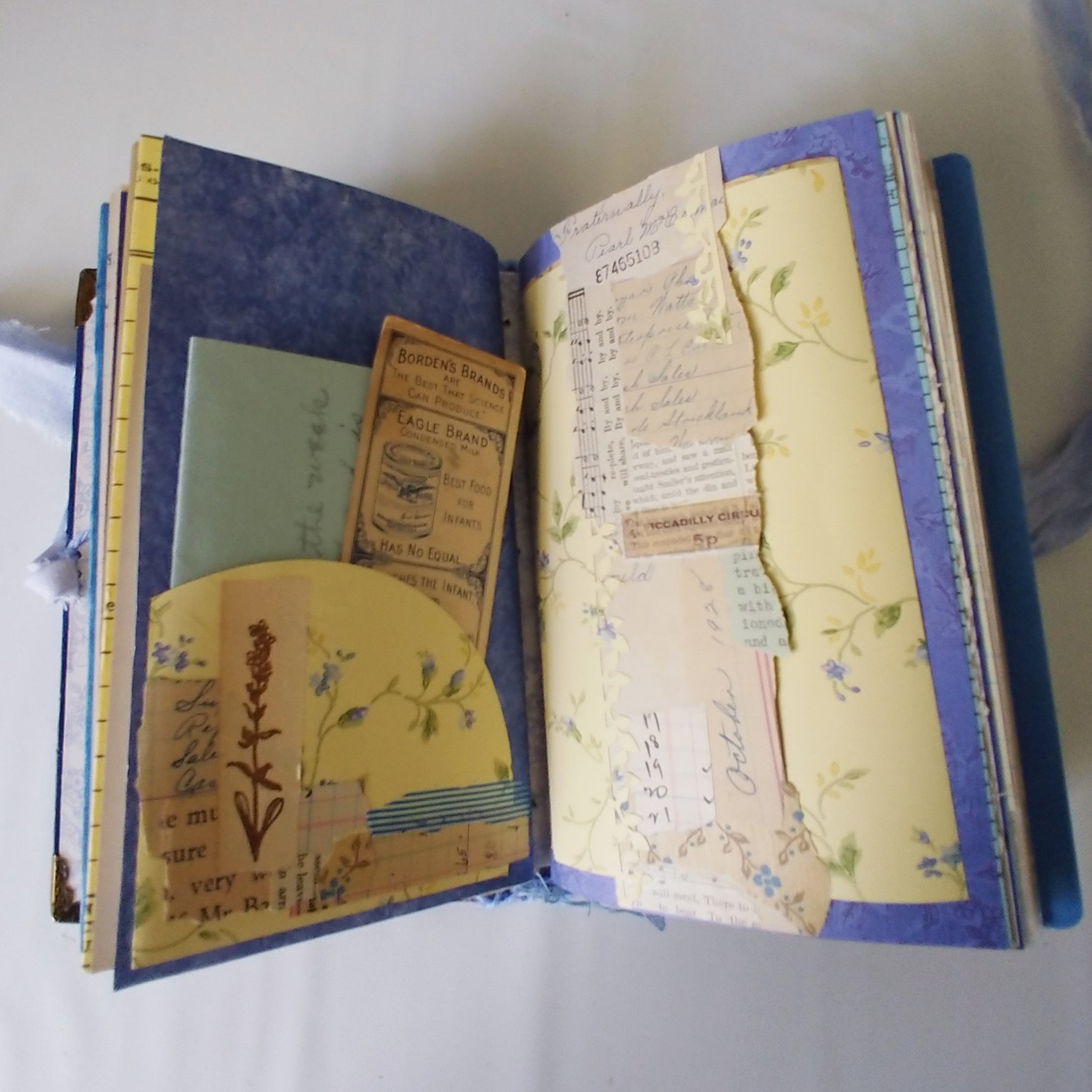 Indigos Journal 304-Page Shades of Blue Mixed-Paper | Etsy