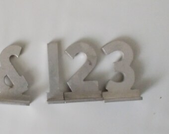 1 Inch Metal Numbers - Etsy