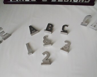 3 Inch Metal Letters - Etsy