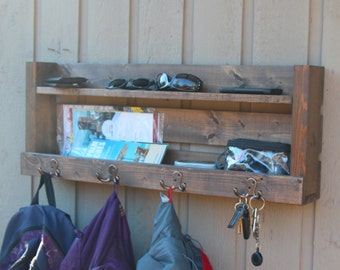 Large Entryway Organizer, Mail Organizer, Letter Holder, Key Organizer ...