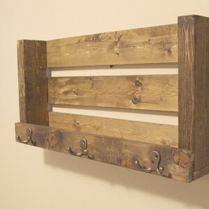 Rustic Entry Organizer, Entryway Organizer, Keys Phone Mail Holder ...