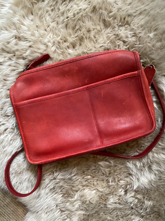 vintage coach nyc red - Gem
