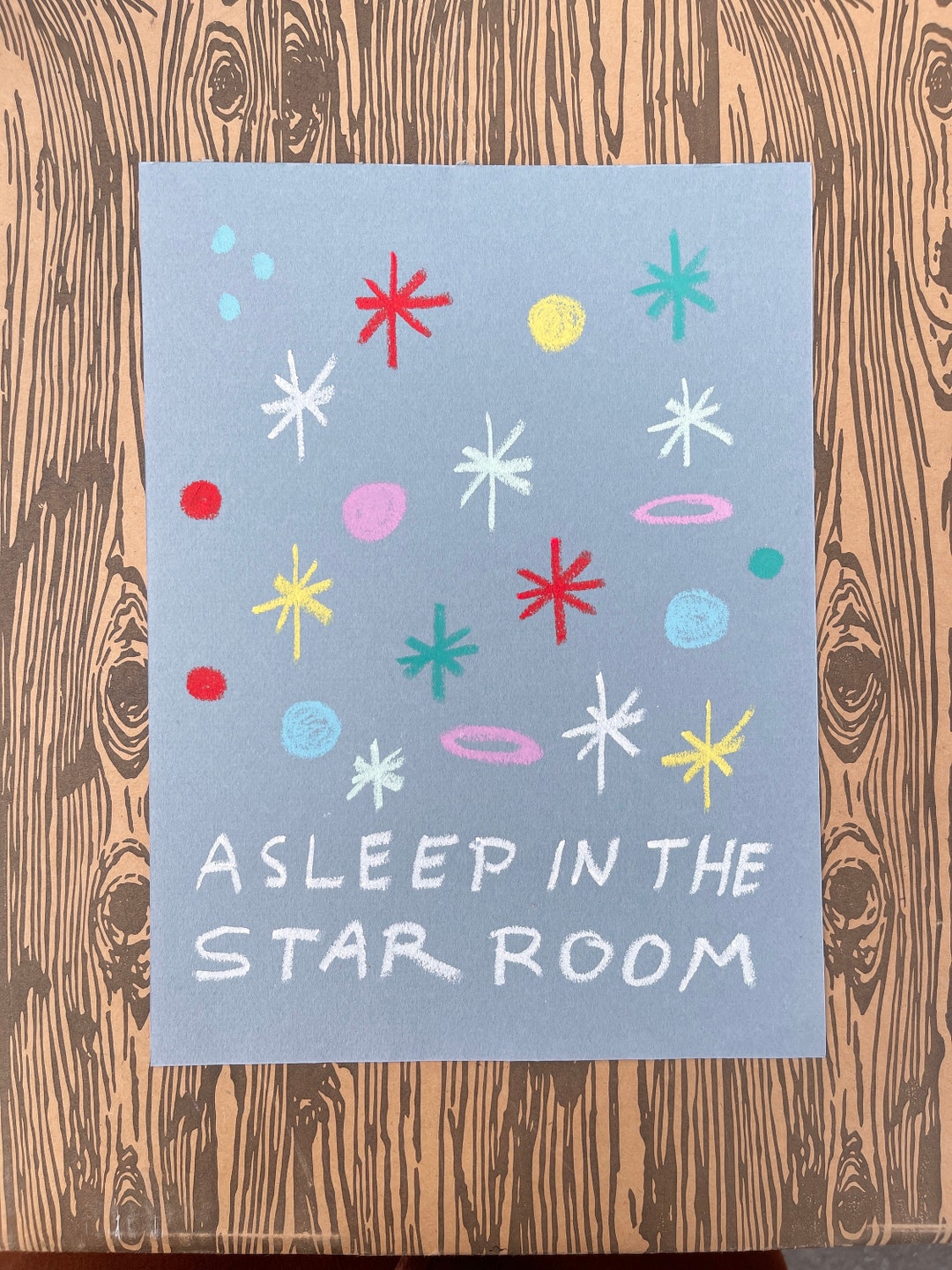 Asleep in the Star Room - Original Drawing - Etsy