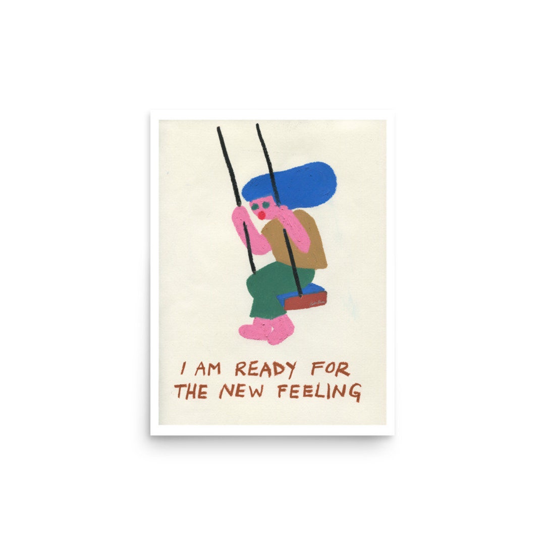 New Feeling - Art Print - Etsy
