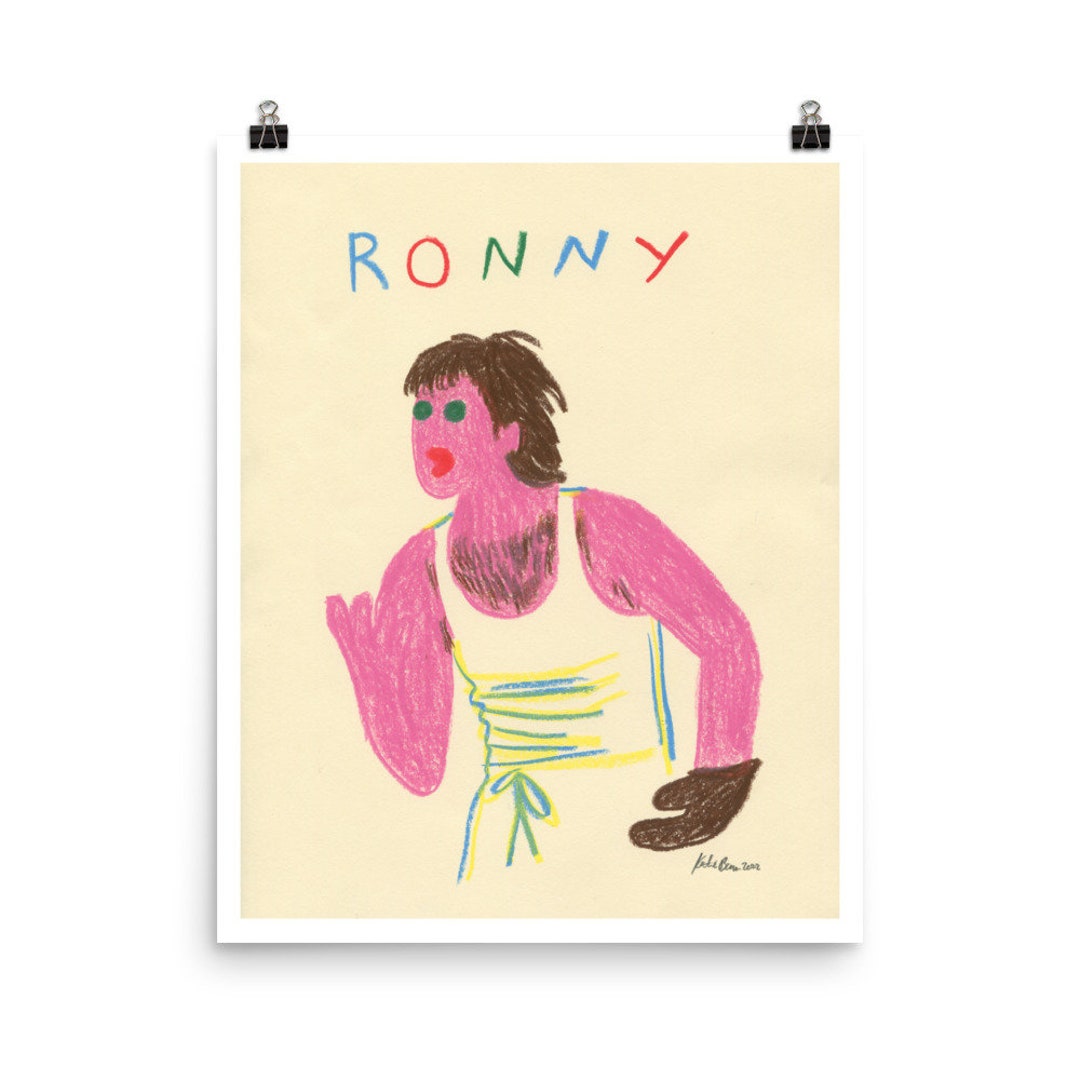 Ronny - Art Print - Etsy