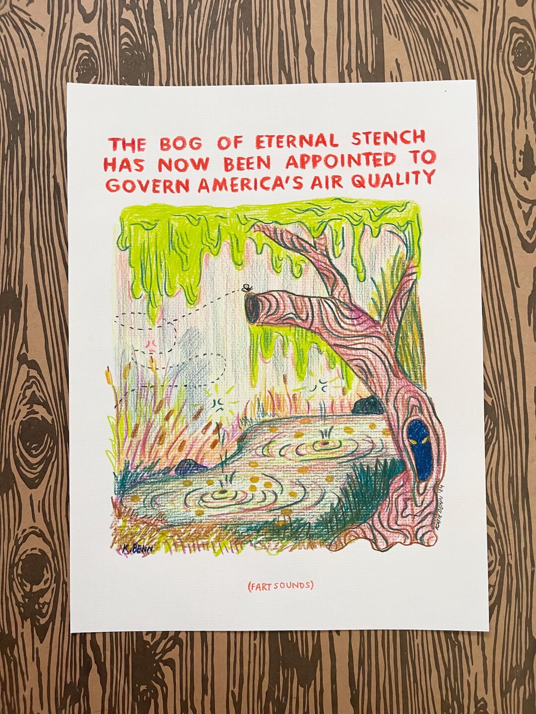 Bog of Eternal Stench - Original Drawing - Etsy