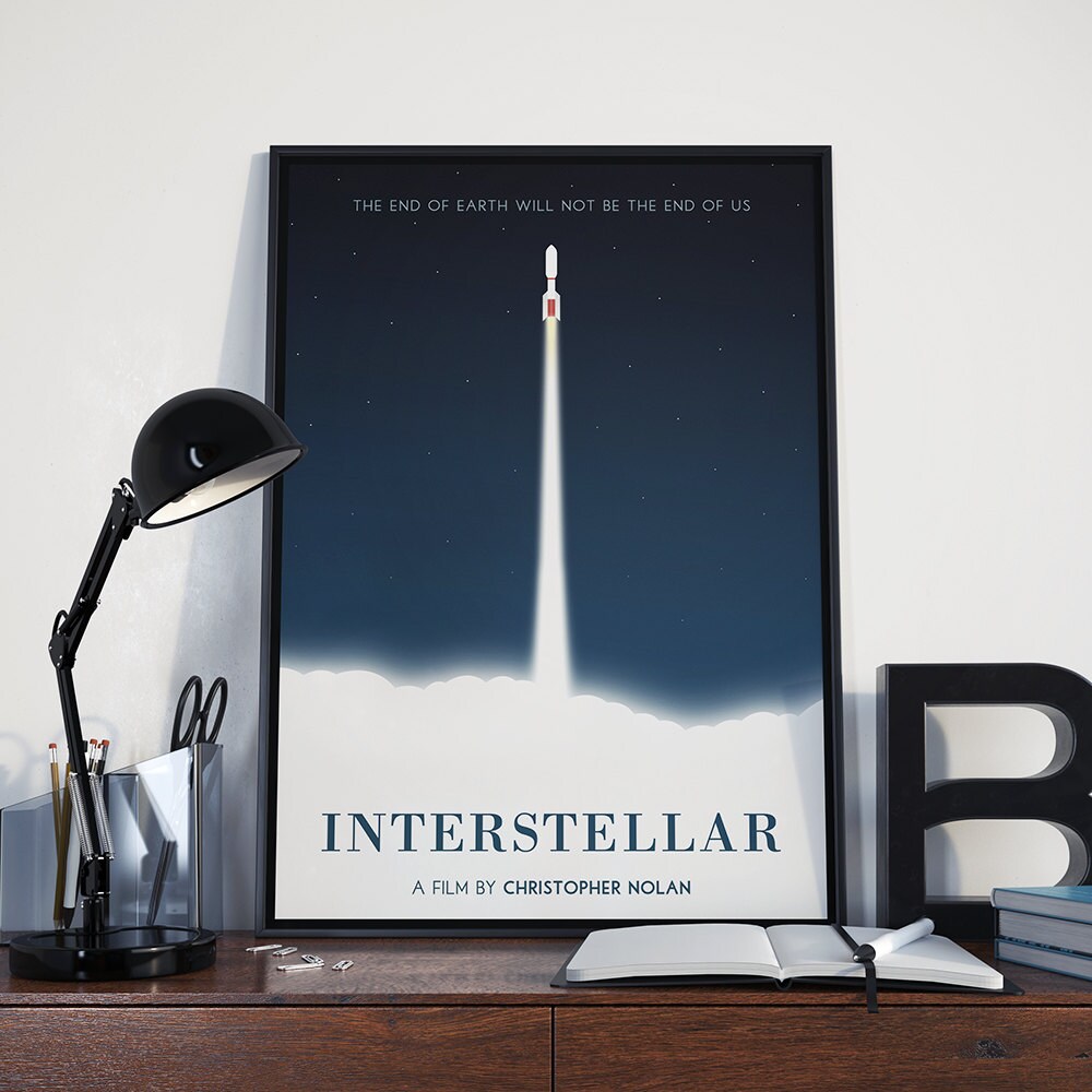 Printable Interstellar Film Poster // Matthew Mcconaughey // Digital ...
