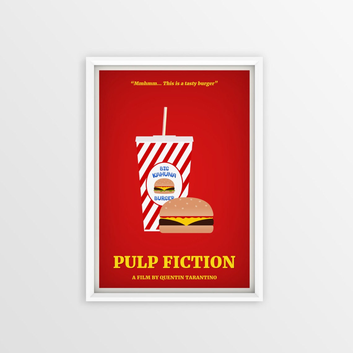 Printable Pulp Fiction Film Poster // Quentin Tarantino // Digital File ...