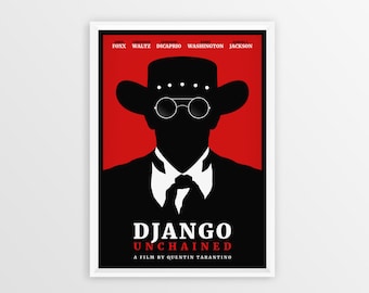 Django Unchained Film Poster - Etsy