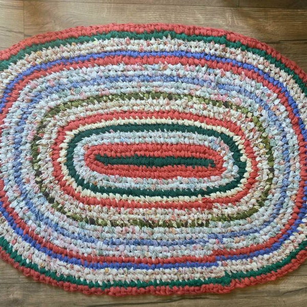 Twined Rag Rugs - Etsy