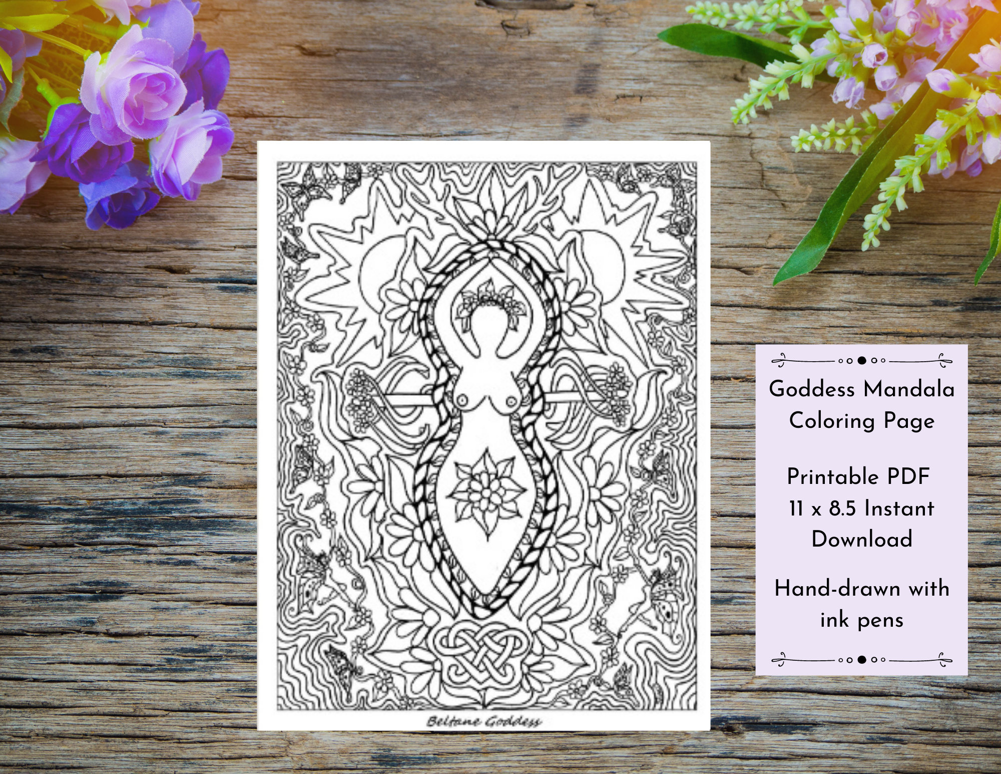 Printable Pagan Coloring Pages