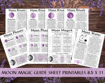 Moon Phase Guide - Etsy