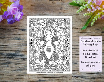 Mabon Coloring Page - Etsy