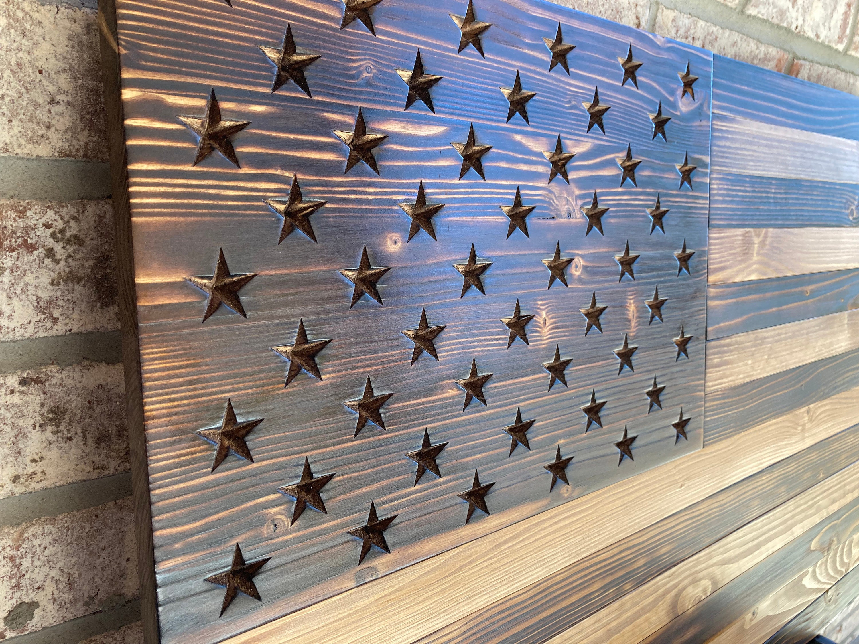 Rustic American Flag
