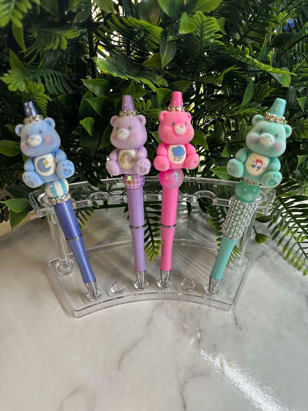 Care Bears ,care Bear Pen , Beaded Pens - Etsy