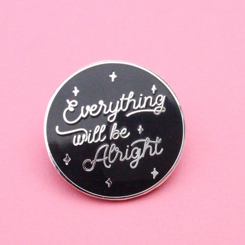 Kind AF Enamel Pin | Etsy