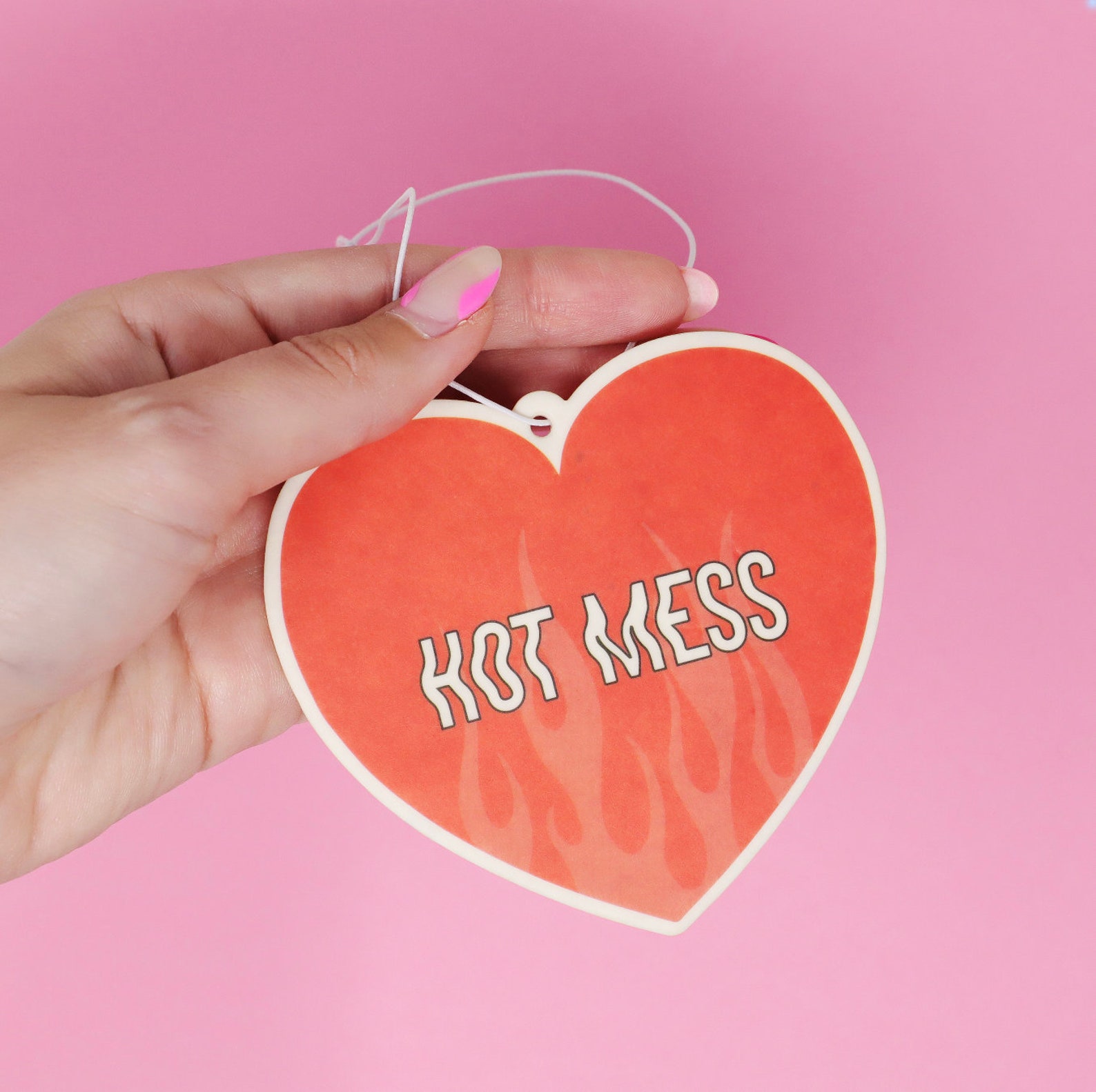 Hot Mess Car Air Freshener - Funny Air Freshener - New Driver Gift- Car ...