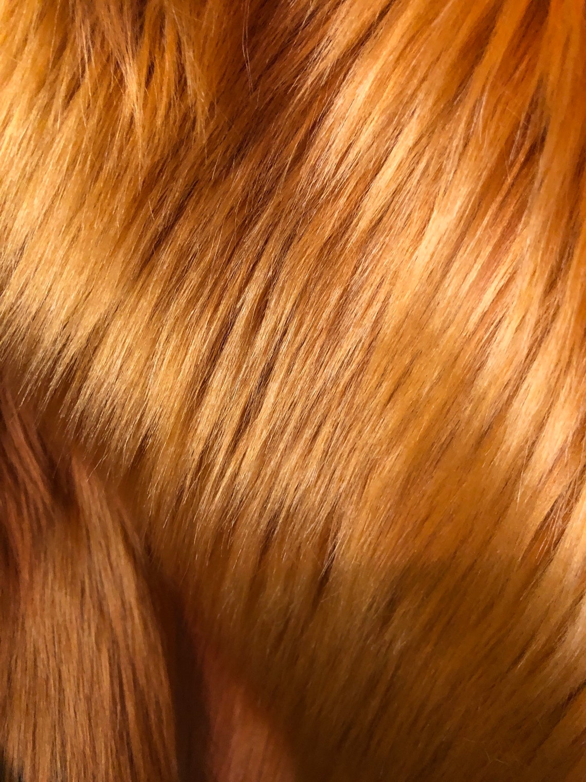 Luxury Snag Faux Fur Amber Fabric - Etsy