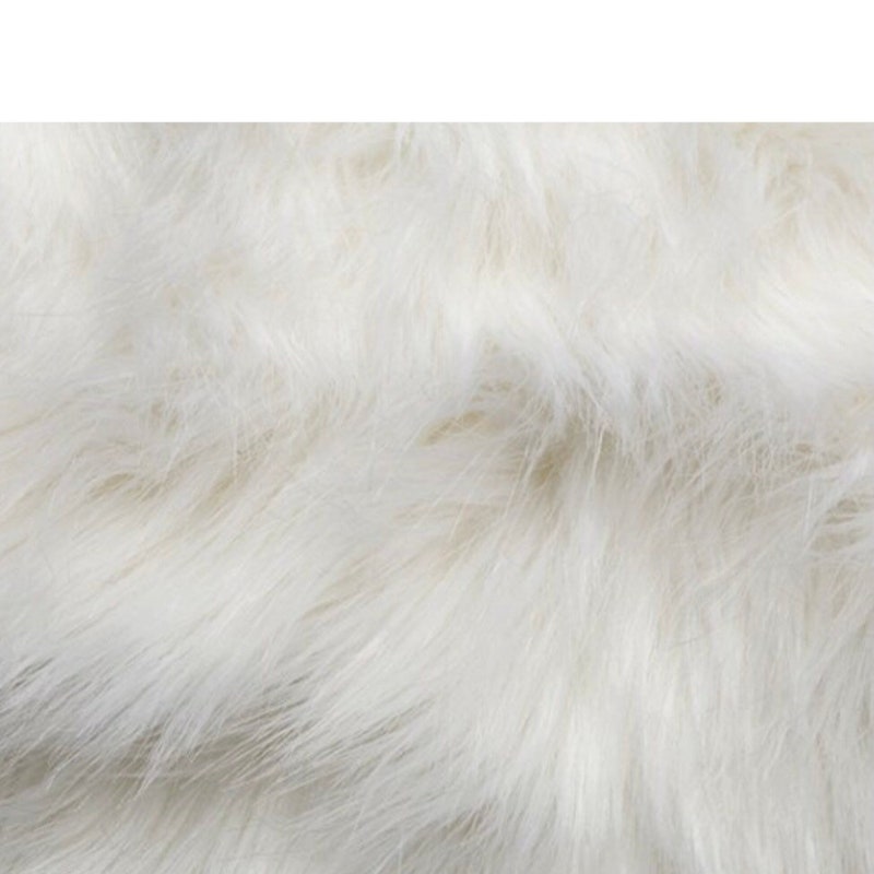White Fur Fabric - Etsy