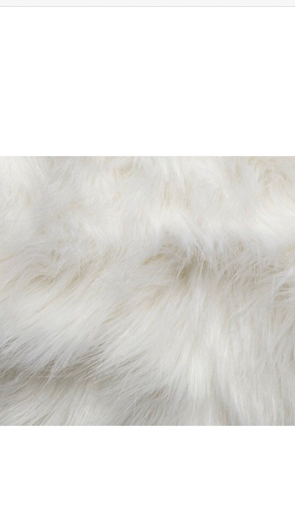 Arctic White Fox Faux Fur Fabric - Etsy