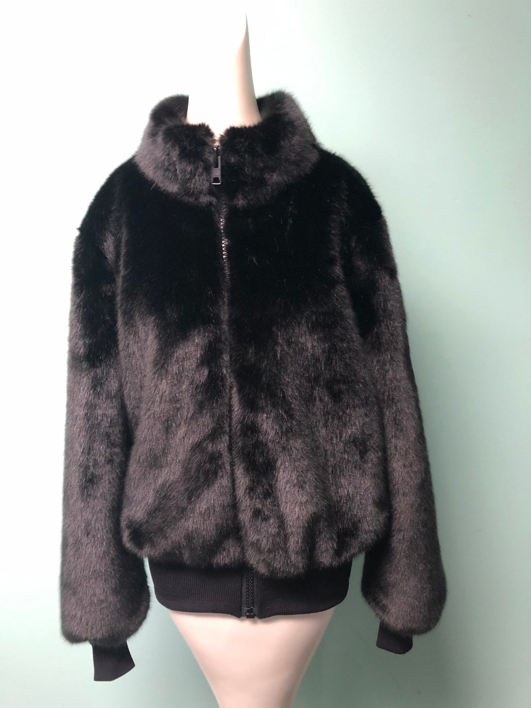 Sable Faux Fur Jacket - Etsy