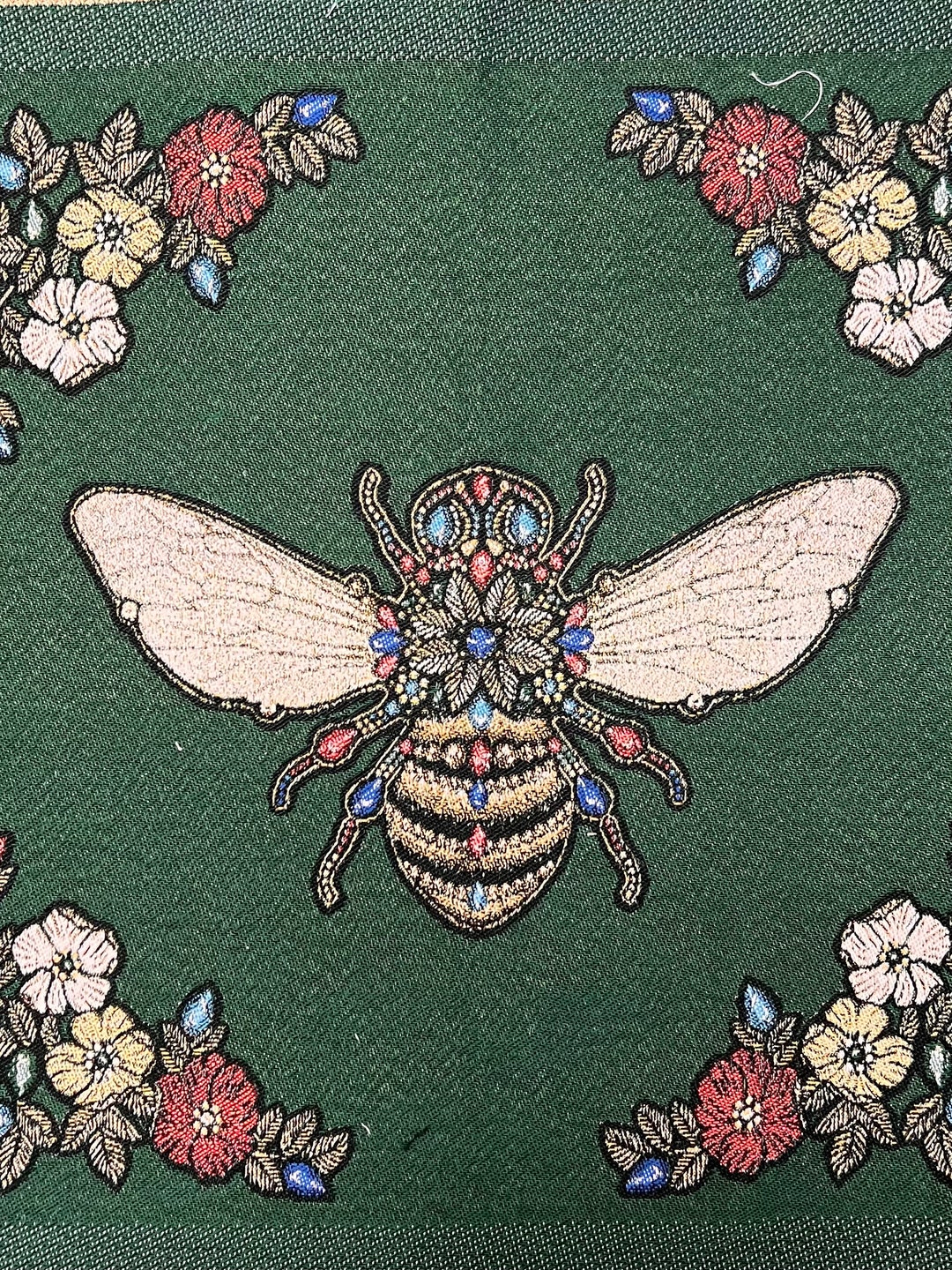 Napoleon’s Bee French Tapestry Square Fabric - Etsy
