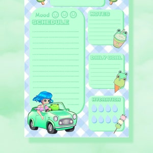Froggy Friends Kawaii Daily Planner - Etsy