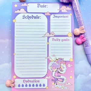 Dreamy Dragon Daily Planner - Etsy