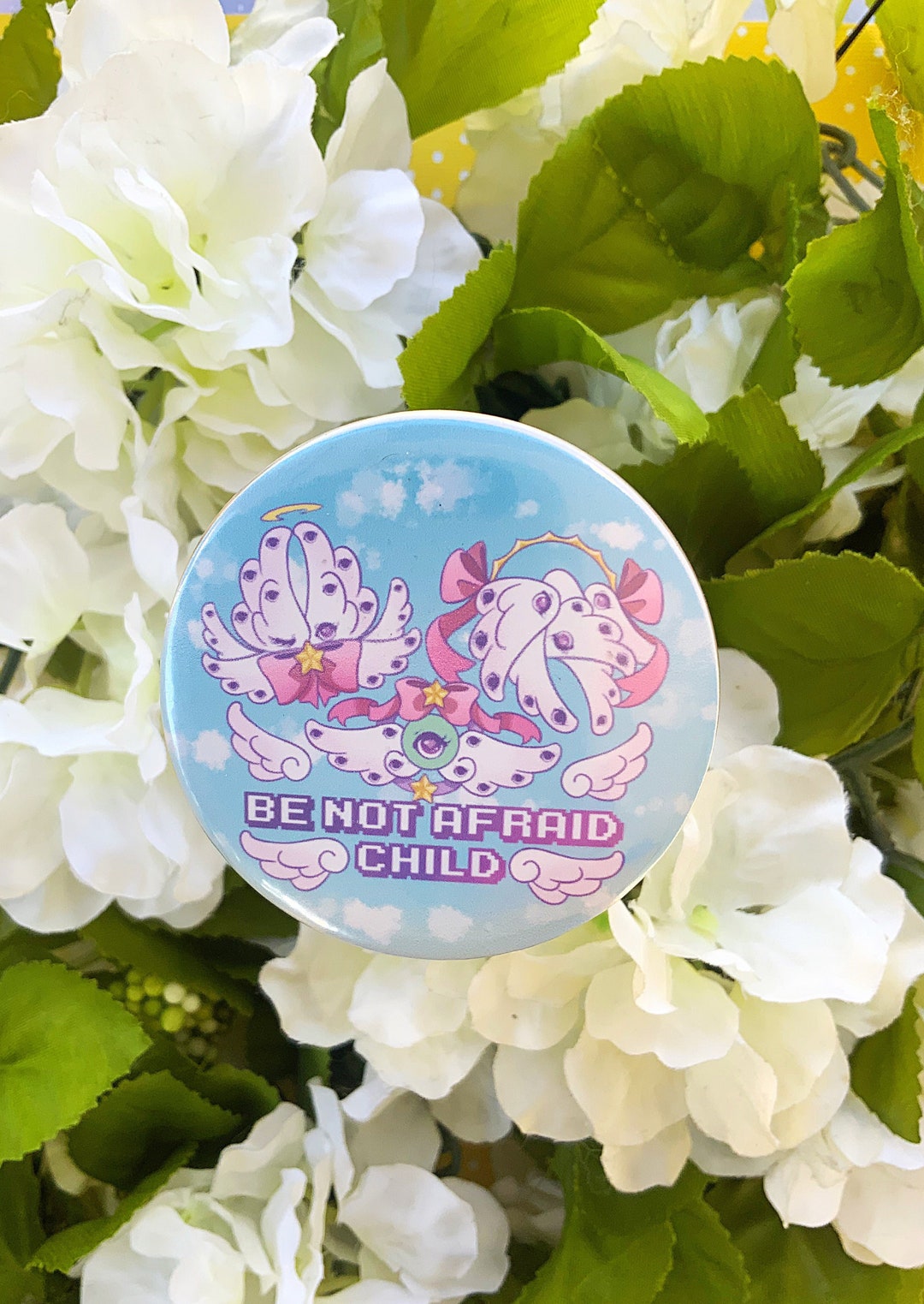 Be Not Afraid Child/ Biblically Accurate Angels Button Pin - Etsy