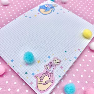 Sailor Fuku Ferrets Kawaii Cute Notepad - Etsy