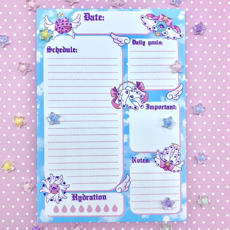 Biblically Accurate Kawaii Angels Daily Planner - Etsy