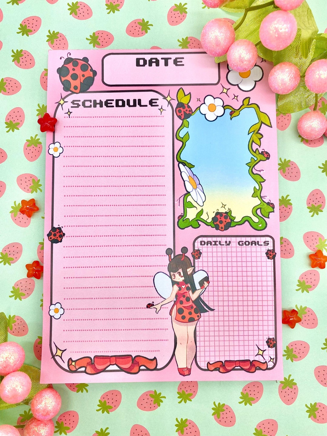 Ladybug Daily Planner - Etsy