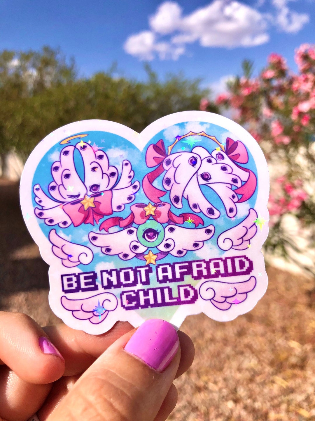 Be Not Afraid Child/ Biblically Accurate Angels Sticker - Etsy