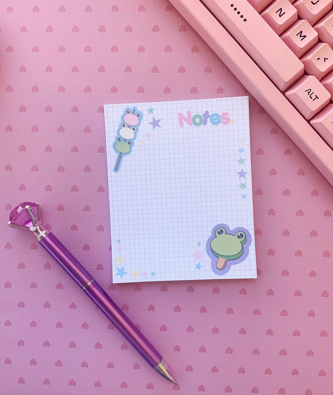 Froggy Snacks Kawaii Cute Notepad/memopad - Etsy