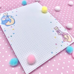 Sailor Fuku Ferrets Kawaii Cute Notepad - Etsy