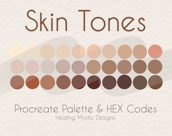 Skin Color Palette - Etsy