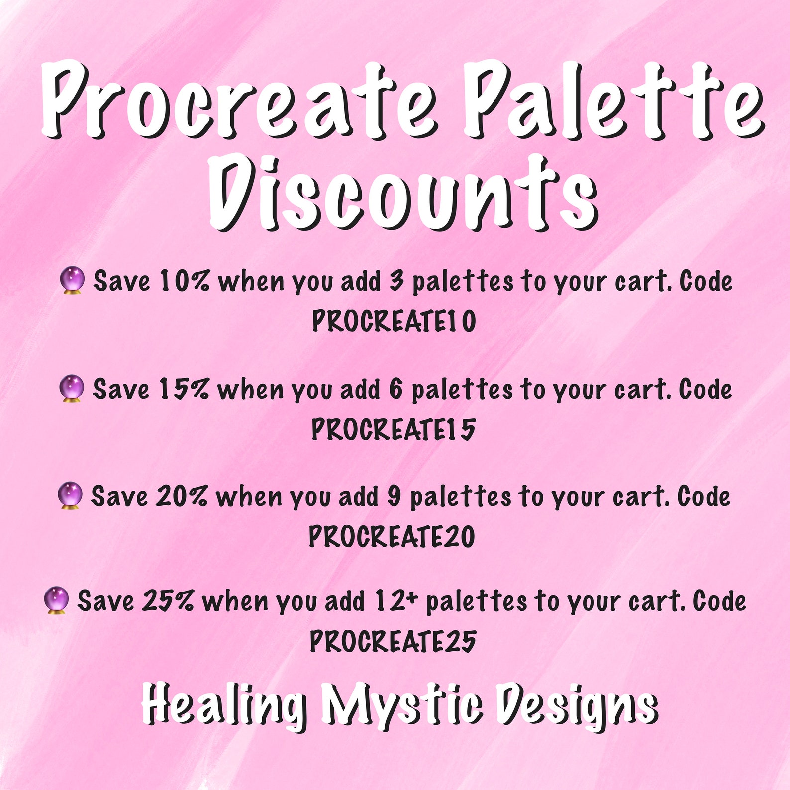 Kawaii Cute Procreate Palette Procreate Tools Procreate Etsy