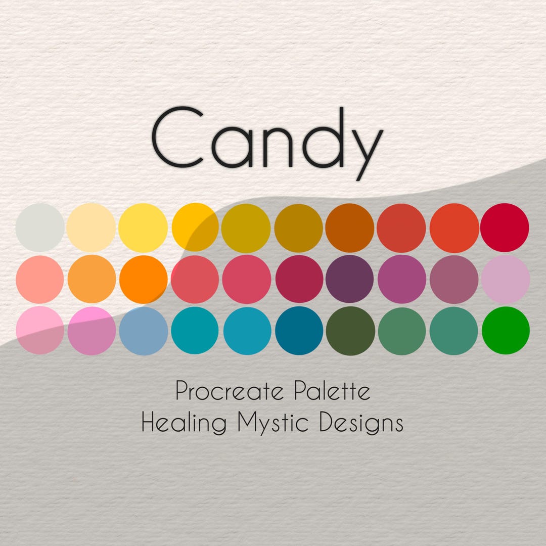 Candy Procreate Palette Procreate Swatch File Procreate Tools