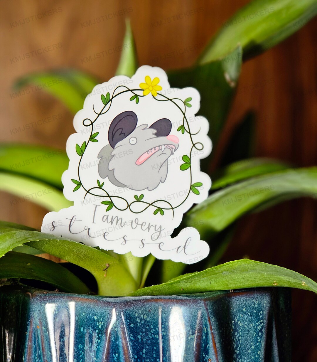 I AM VERY STRESSED Opossum Sticker, Possum Sticker, Anxiety Sticker ...