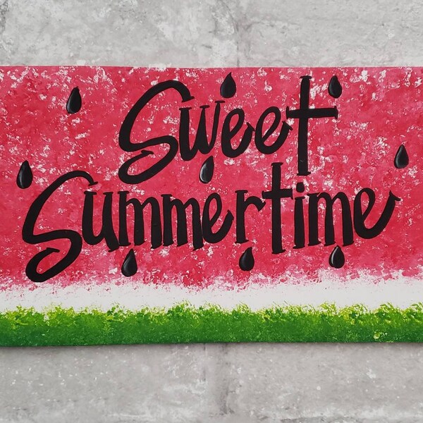 Watermelon Sign - Etsy